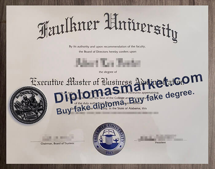 How to Get a Faulkner University degree? Order a Executive MBA degree.