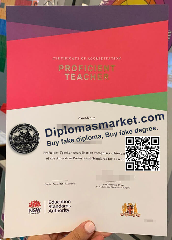 The quick way to Buy NSW Proficient Teacher certificate.