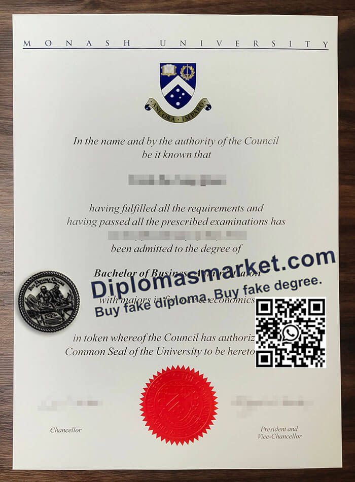 Recommended Best Monash University degree Providers Online.