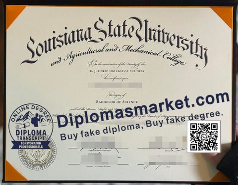 Copy Louisiana State University and A&M College degree.