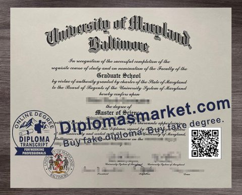 Where Can I Obtain a University of Maryland Baltimore diploma?